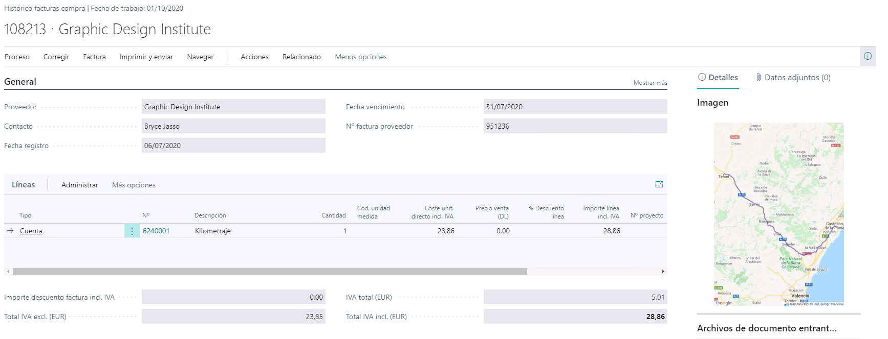 Registro de gastos como factura compra - InnoQubit Docs