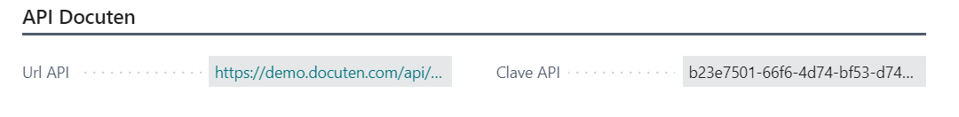 Configuración Docuten Connect - InnoQubit Docs