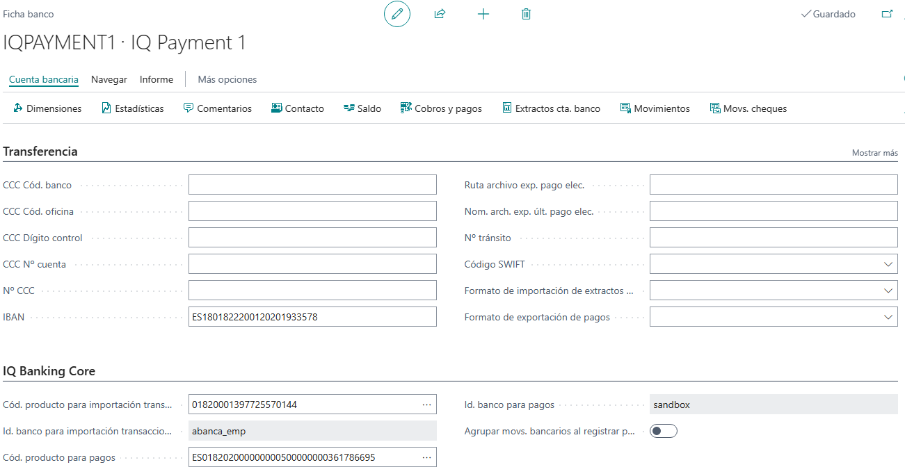 Cuentas bancarias - InnoQubit Docs