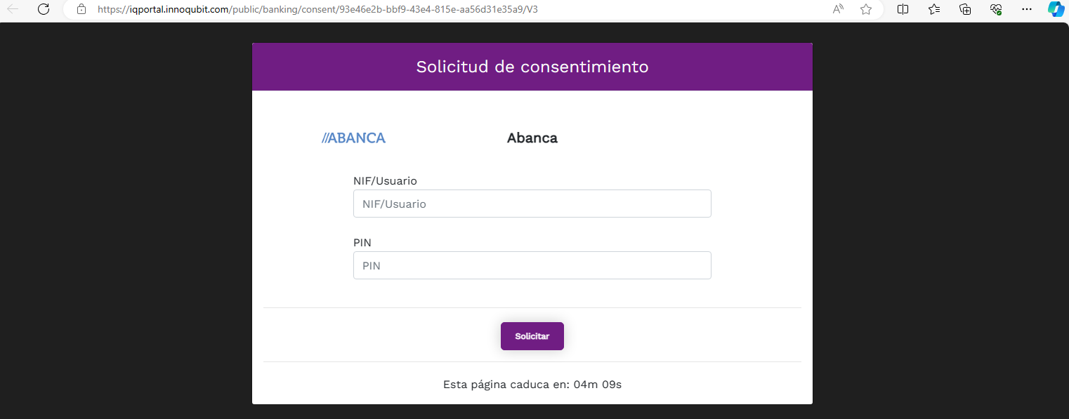 Bancos - InnoQubit Docs