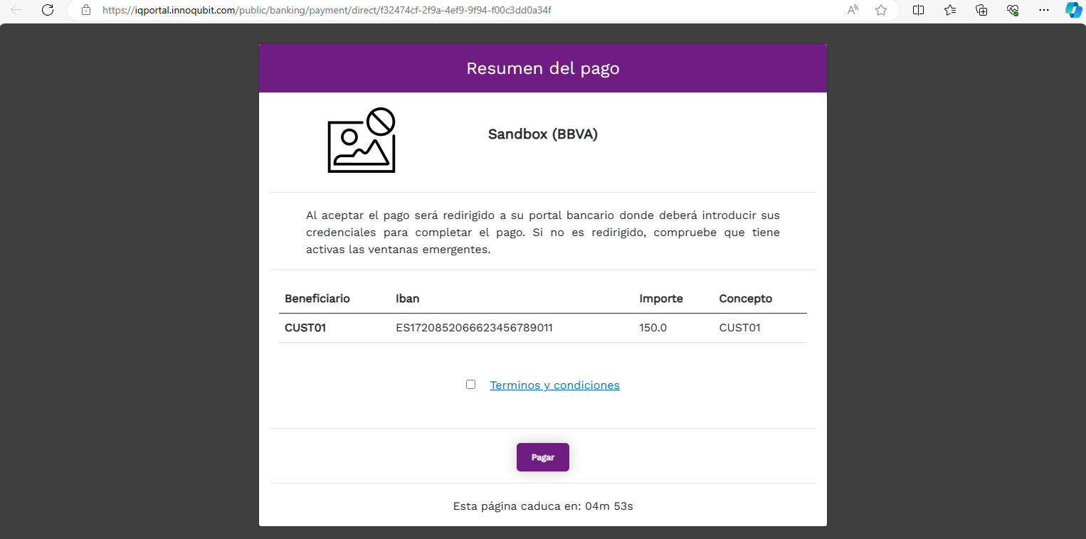 Registro de un pago desde líneas de diario - InnoQubit Docs