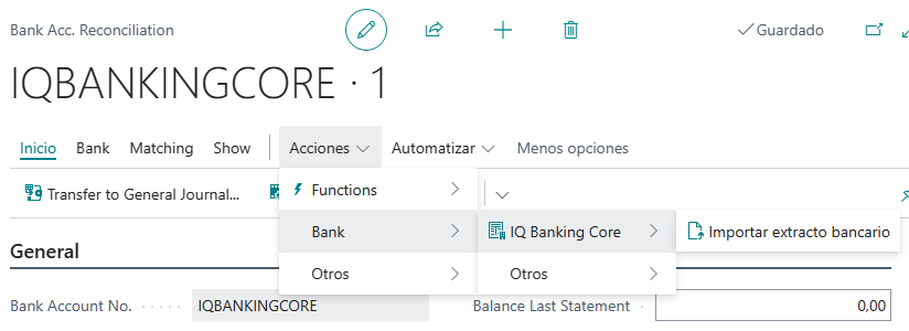 Conciliación bancaria - InnoQubit Docs