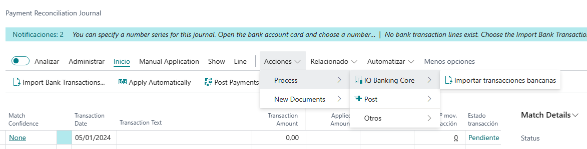 Diario conciliación pagos - InnoQubit Docs