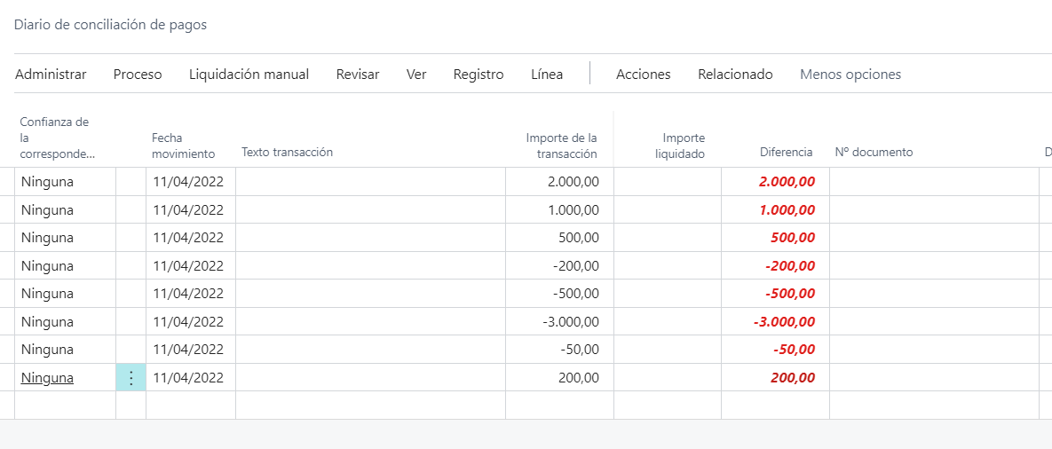 Diario conciliación pagos - InnoQubit Docs