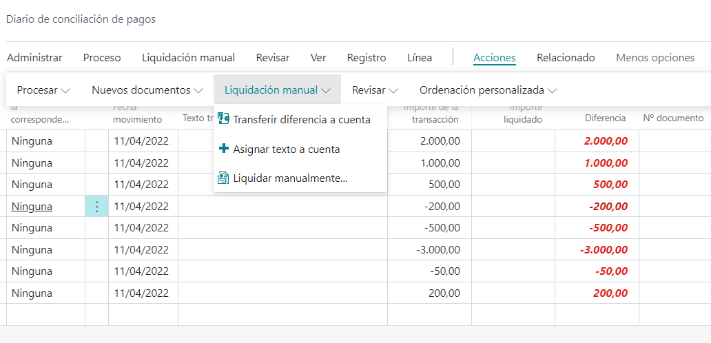 Diario conciliación pagos - InnoQubit Docs