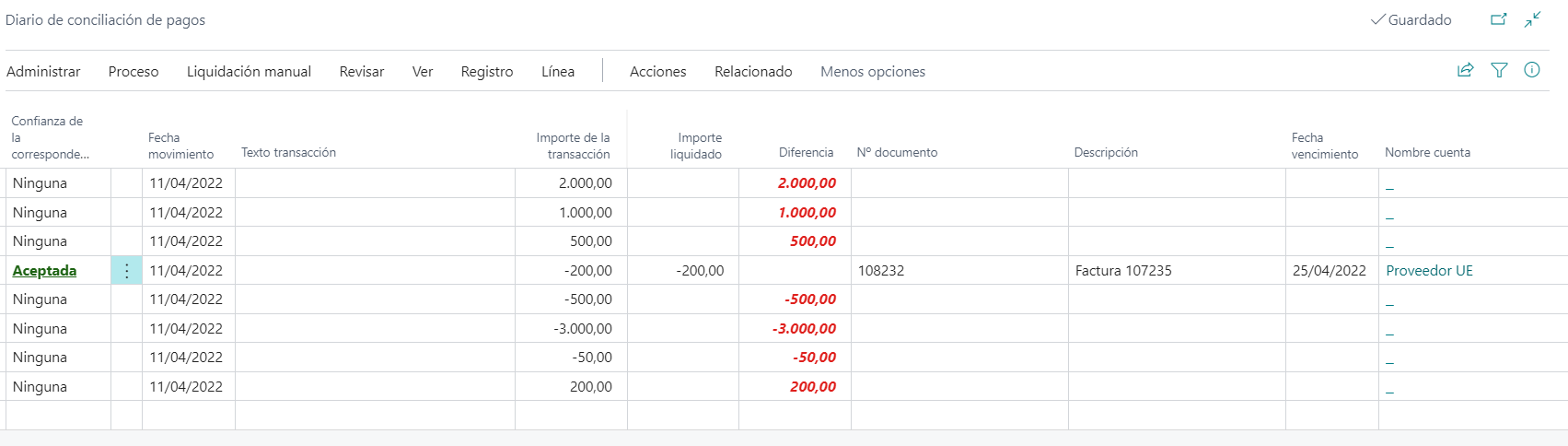 Diario conciliación pagos - InnoQubit Docs