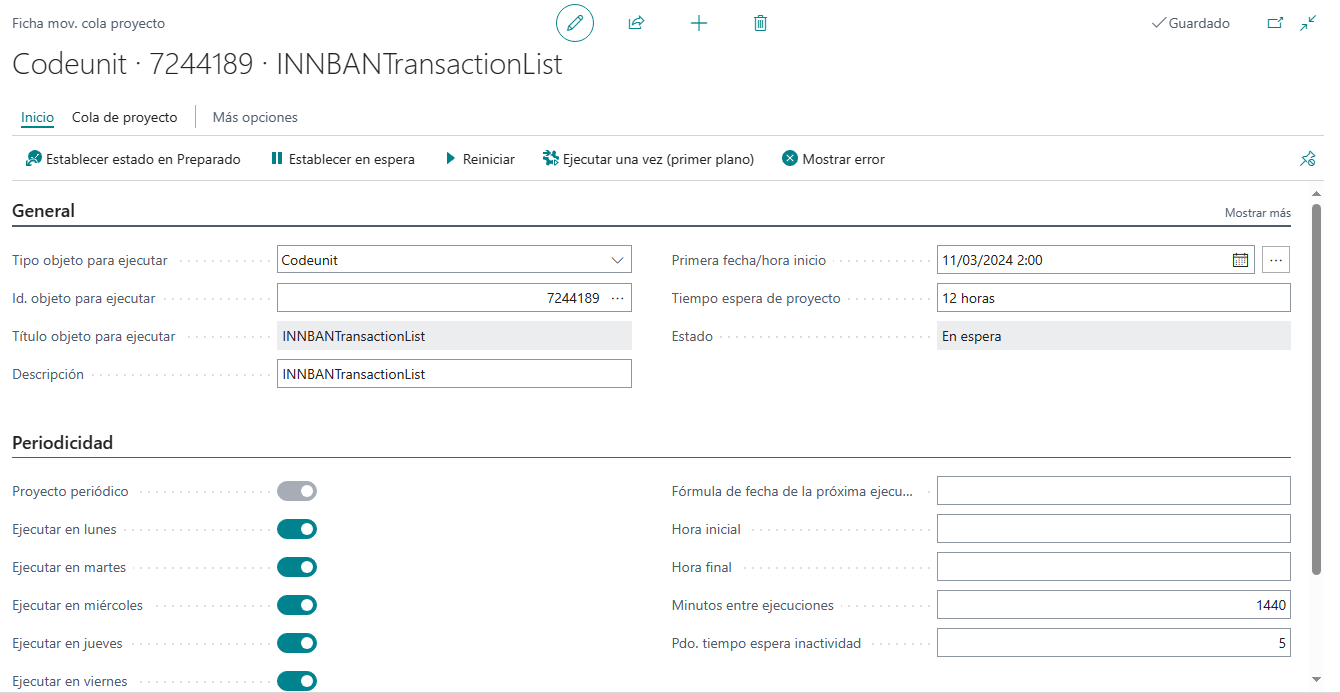 Gestión de transacciones a través de la cola de proyectos - InnoQubit Docs