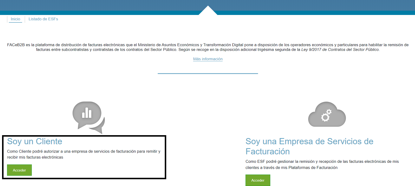 Registro en la plataforma FaceB2B - InnoQubit Docs