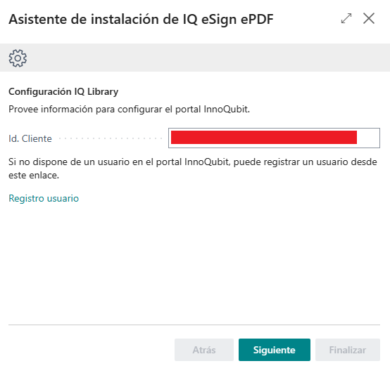 Asistente instalación - InnoQubit Docs